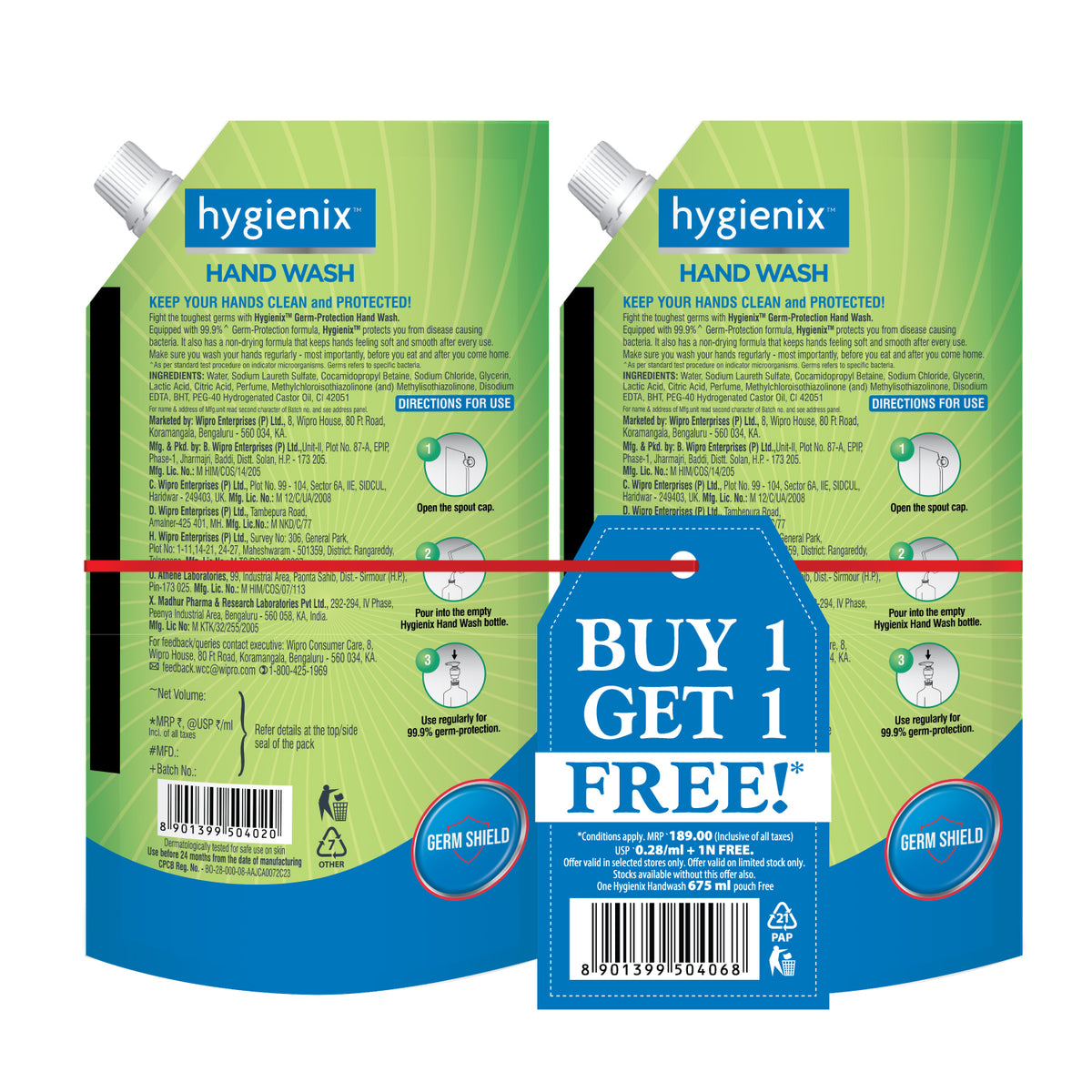 Hygienix Handwash 675ml